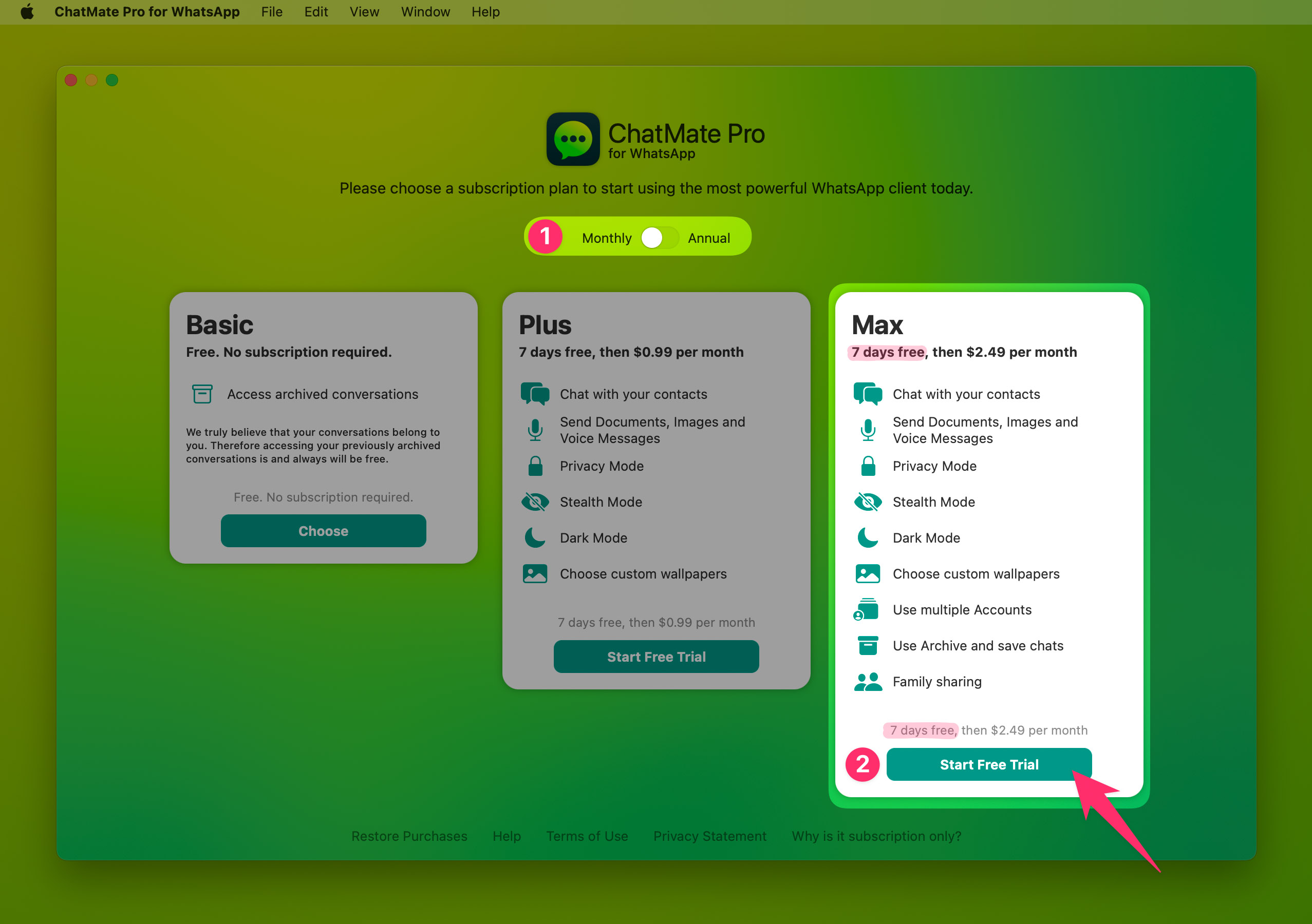 ChatMate Pro for WhatsApp | 3 month free upgrade offer